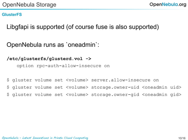 OpenNebula - Key Aspects in CentOS | PPT