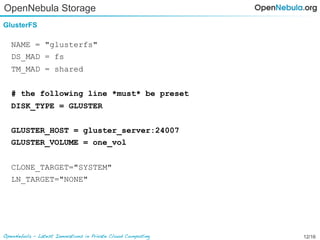 OpenNebula - Key Aspects in CentOS | PPT