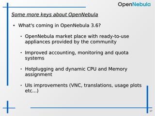 Linuxtag 2012 - OpenNebula | PPT