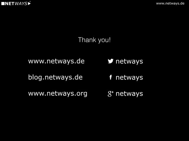OpenNebulaConf 2016 - Evolution of OpenNebula at Netways by Sebastian Saemann, Netways | PDF