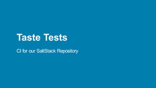OpenNebulaConf2017EU: Testing Saltstack states with OpenNebula by Perry ...