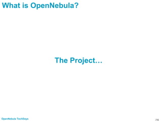 OpenNebula - Status and Roadmap | PPT
