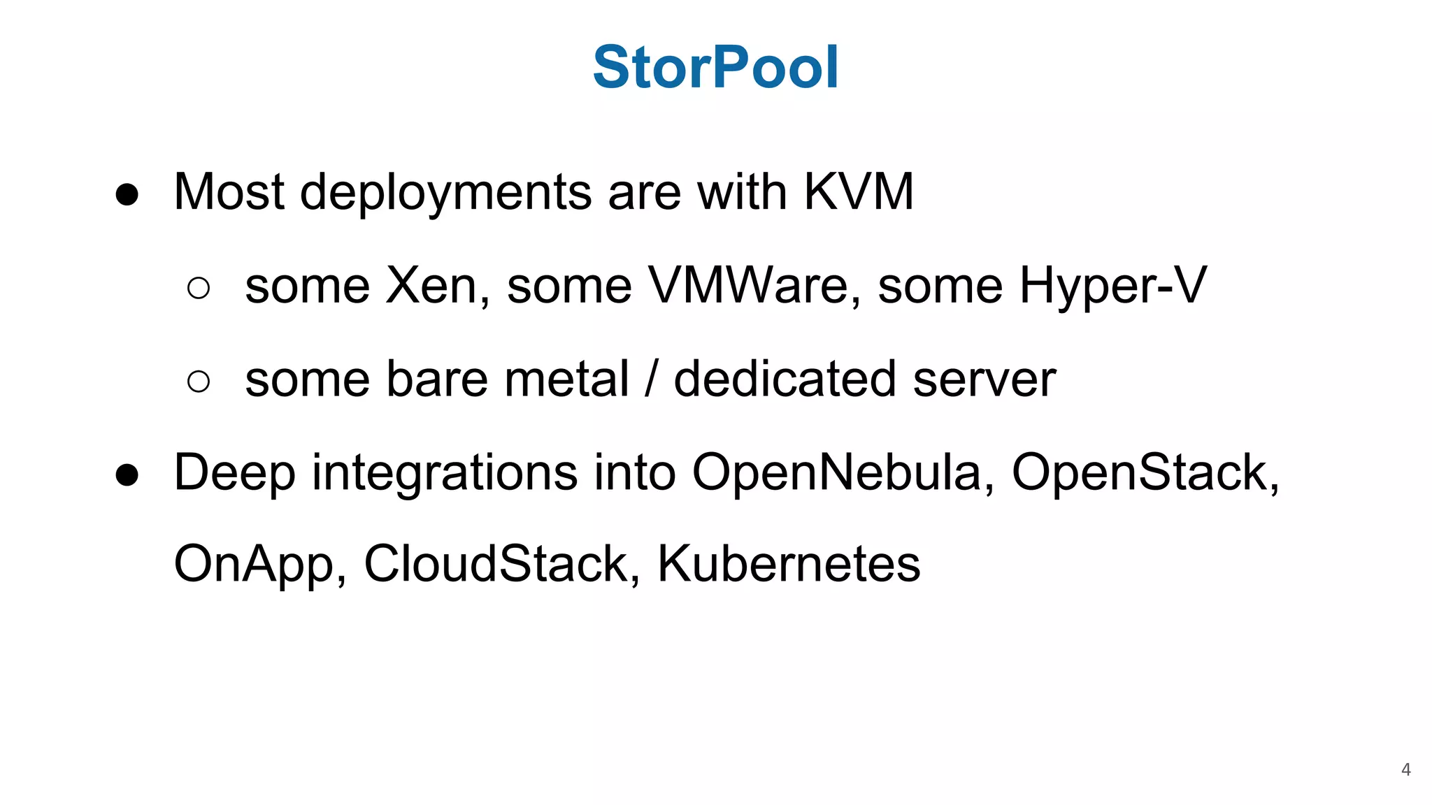 OpenNebula and StorPool: Building Powerful Clouds | PDF