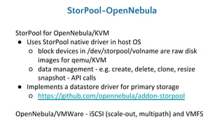 OpenNebula and StorPool: Building Powerful Clouds | PDF
