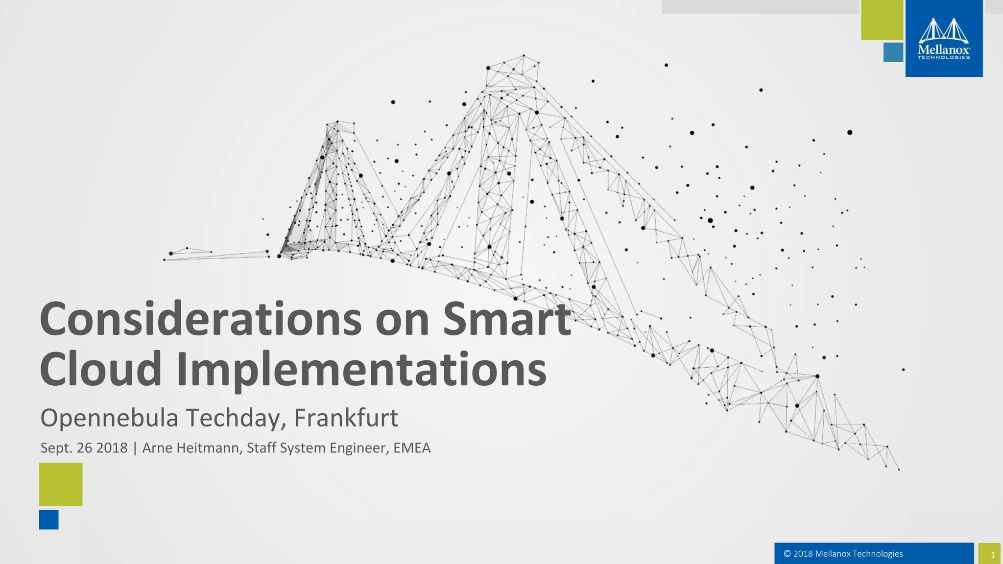 OpenNebula - Mellanox Considerations for Smart Cloud | PDF