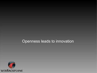 Openness and Innovation | ODP