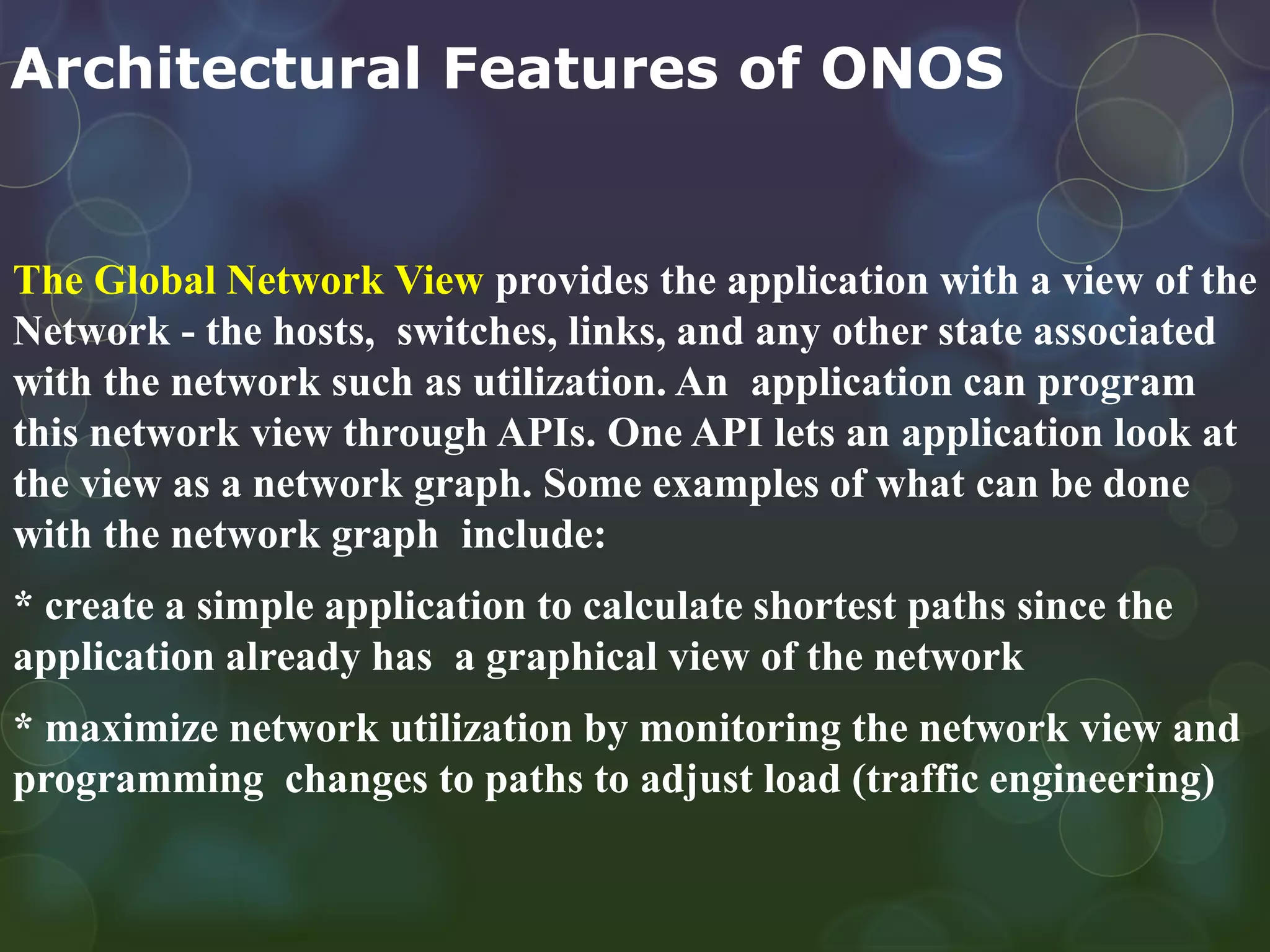 Open network operating system (onos) | PPTX