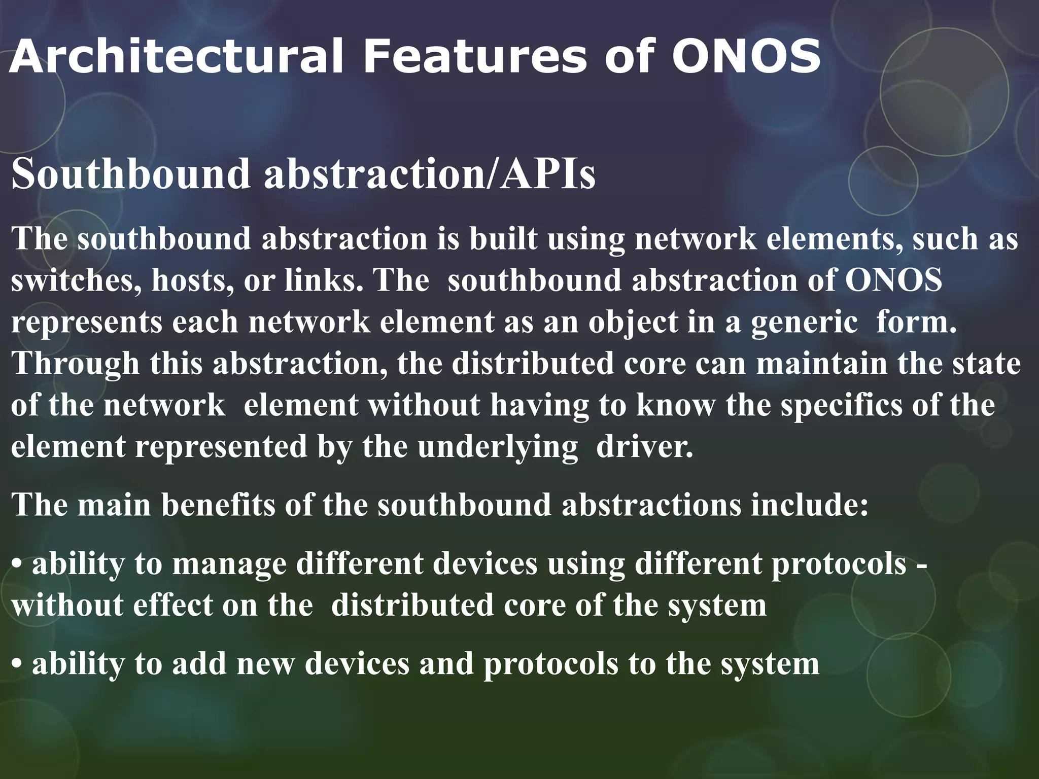 Open network operating system (onos) | PPTX