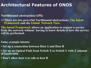 Open network operating system (onos) | PPTX