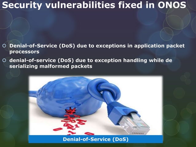 Open network operating system (onos) | PPTX | Operating Systems | Computer Software and Applications