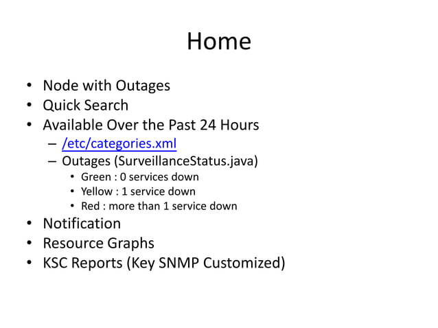 OpenNMS introduction | PPT