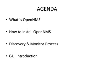 OpenNMS introduction | PPT