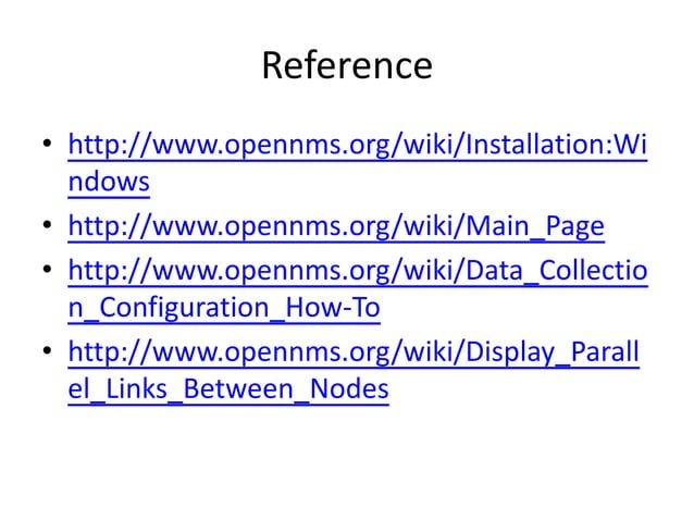 OpenNMS introduction | PPT