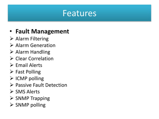 OpenNMS presentation | PPTX | Computer Networking | Computing