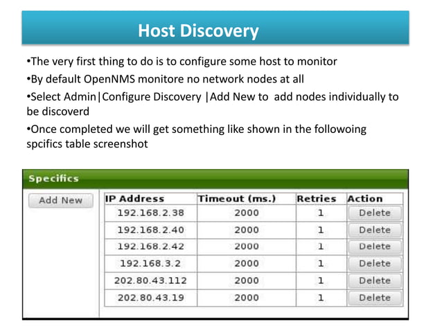 OpenNMS presentation | PPTX | Computer Networking | Computing