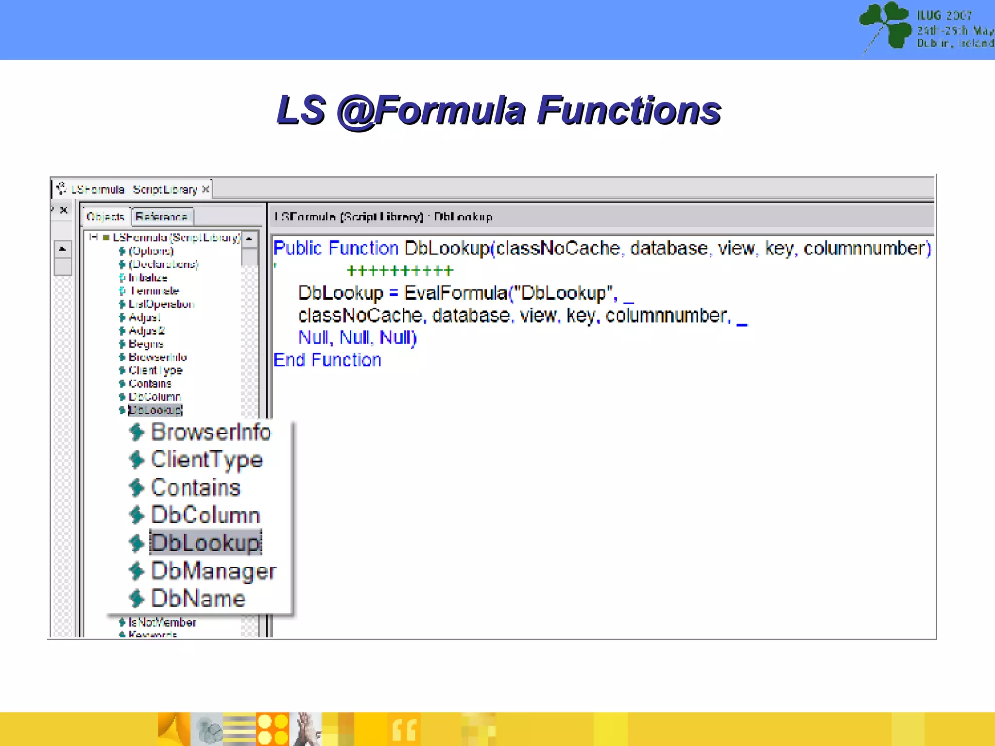 OpenNTF Blast from ILUG 2007 | PPT