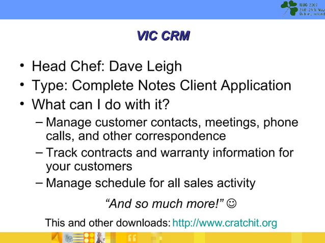 OpenNTF Blast from ILUG 2007 | PPT