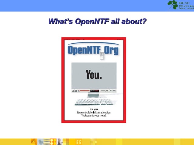 OpenNTF Blast from ILUG 2007 | PPT