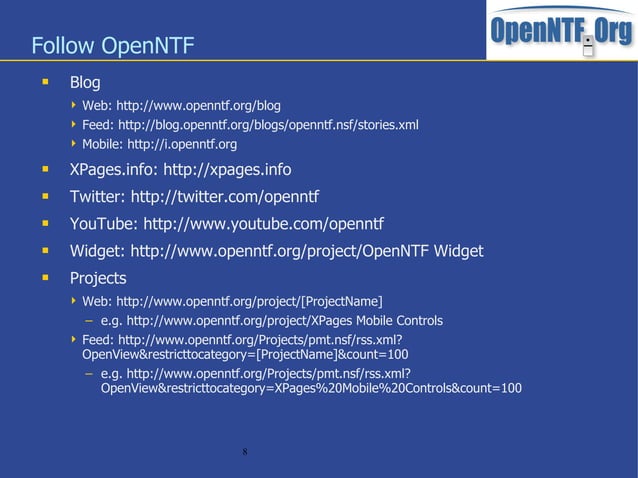 OpenNTF Overview DanNotes 11/23/11 | PPT