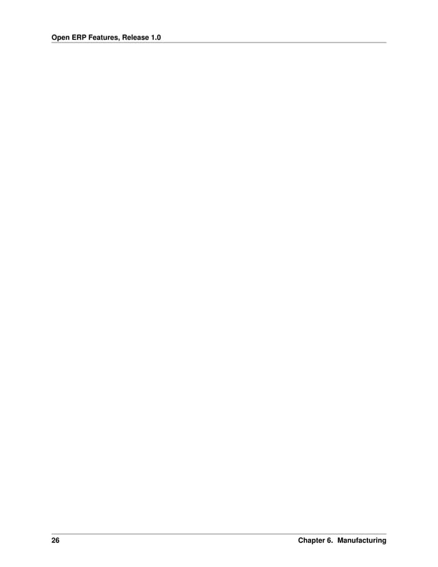 Openobject features | PDF