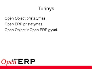 Openobject platforma | ODP