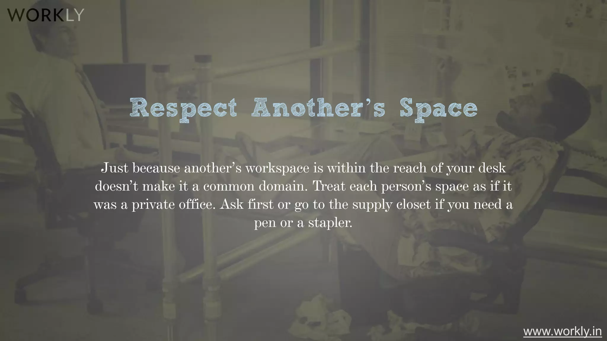 Open Office Etiquette | PDF