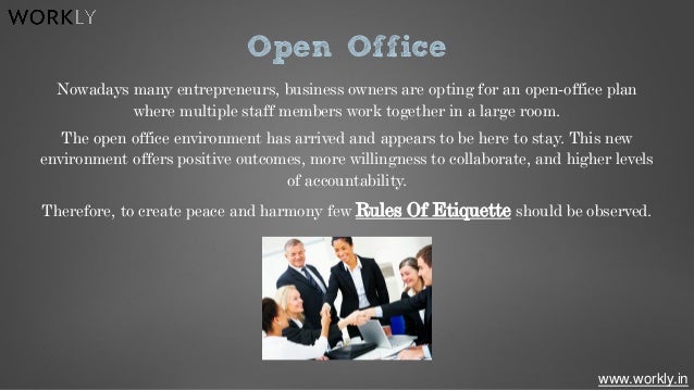Open Office Etiquette