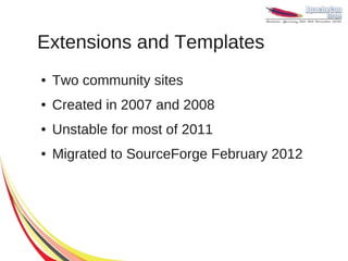 Openoffice extensions and templates | PPT