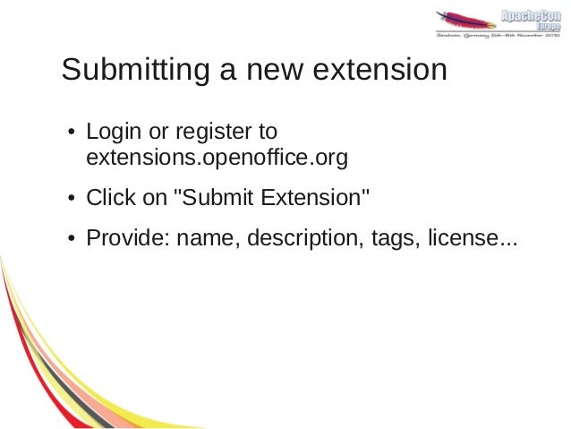 Openoffice Extensions And Templates 