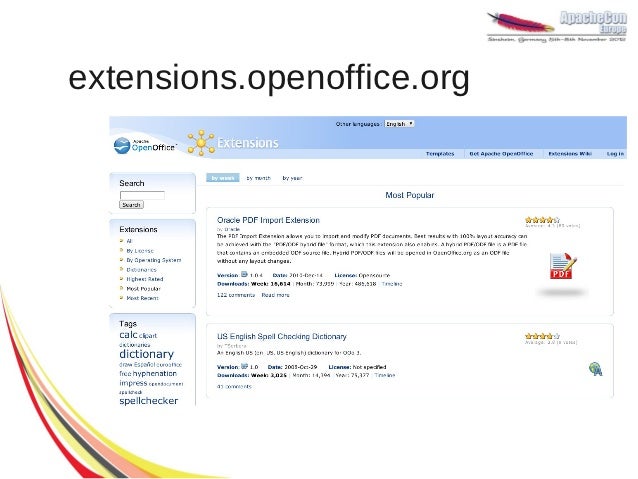 Openoffice Extensions And Templates