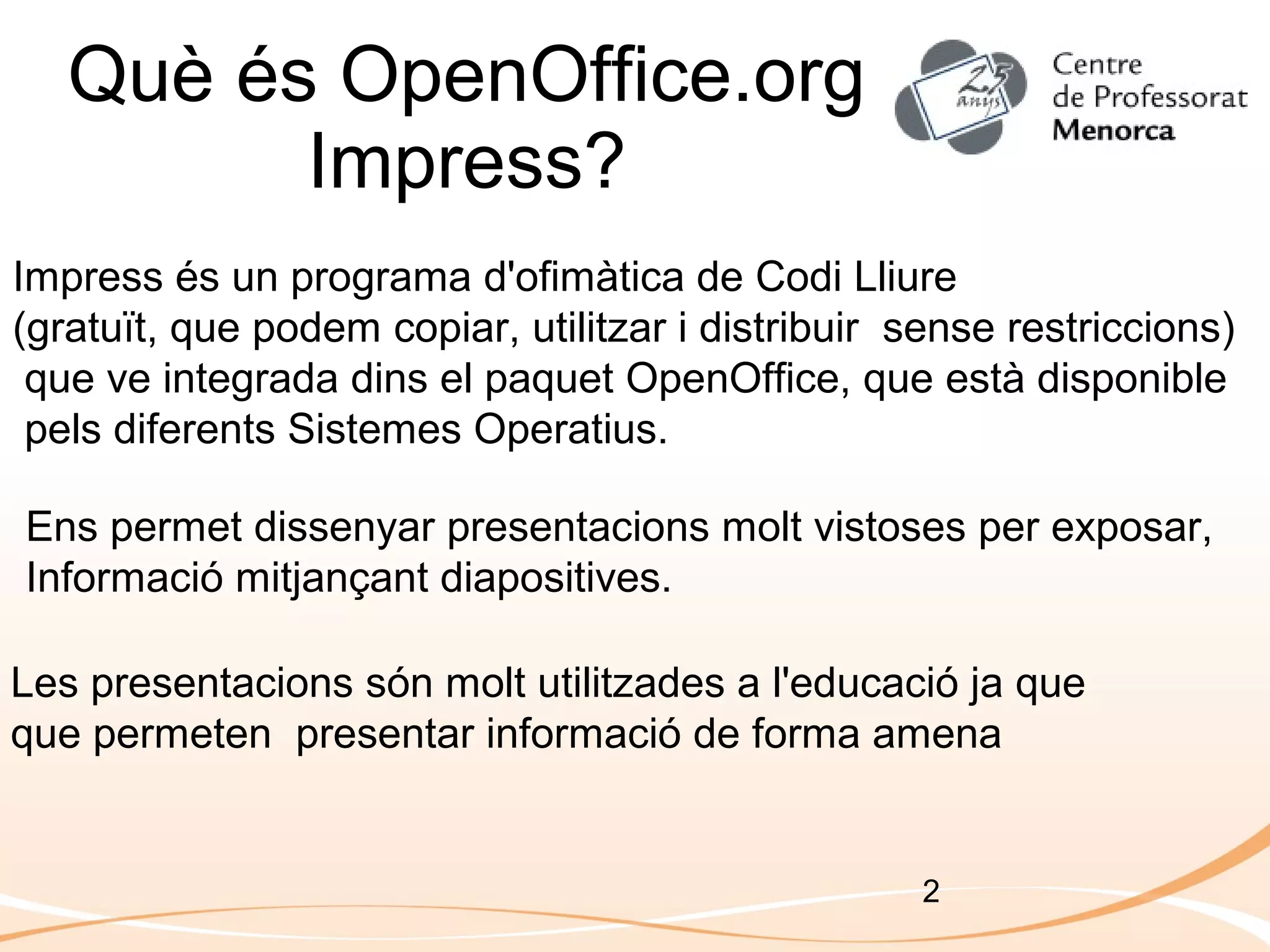Openoffice impress | ODP