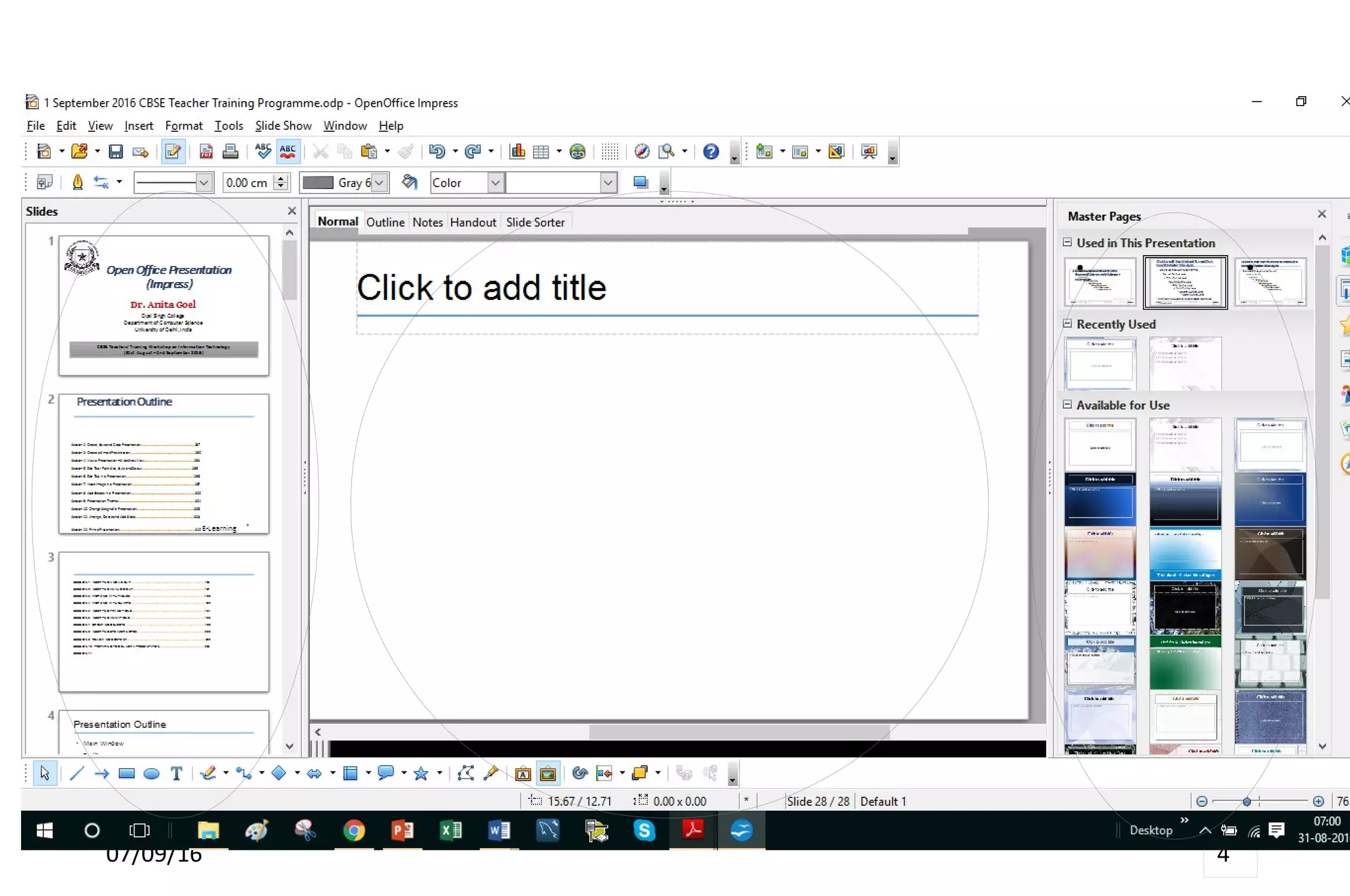 Open office impress | PDF