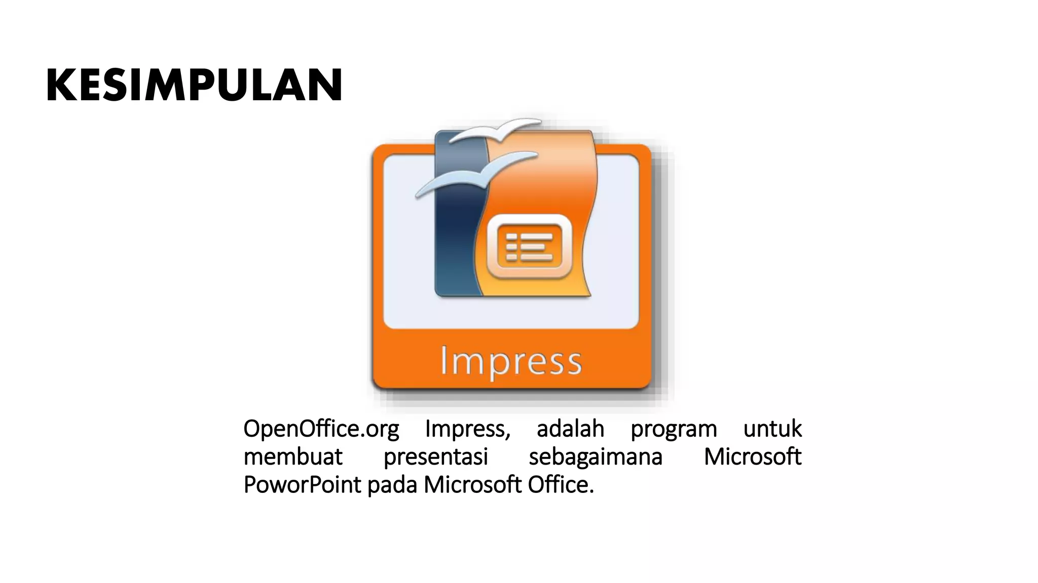 Open Office Impress | PPTX