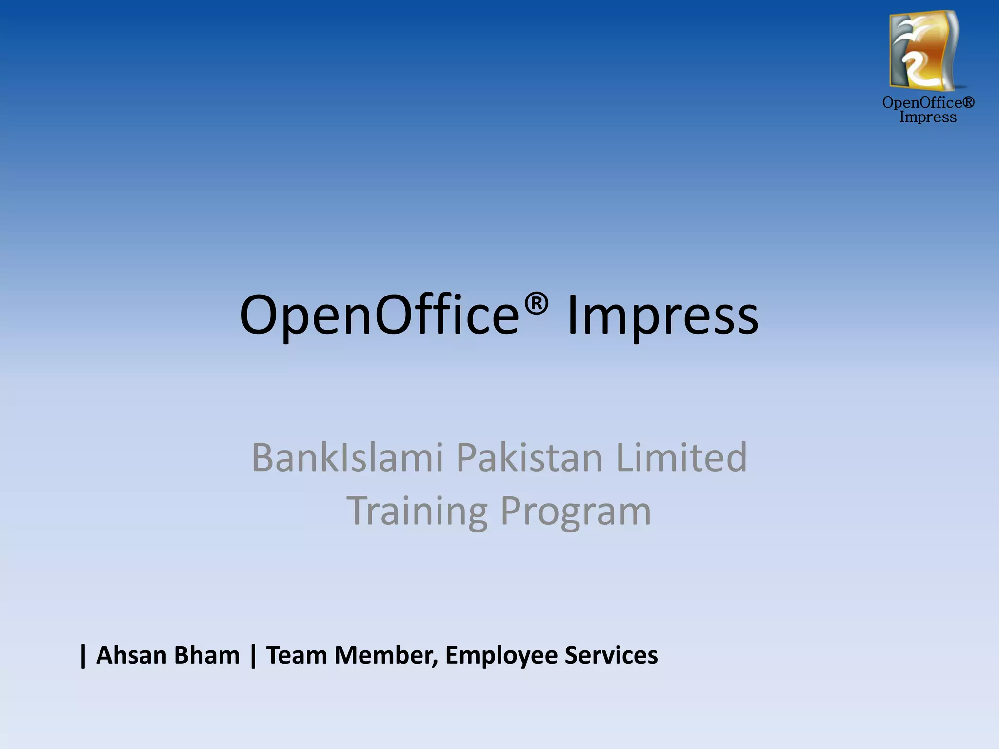 Open Office - Impress Tutorial | PDF