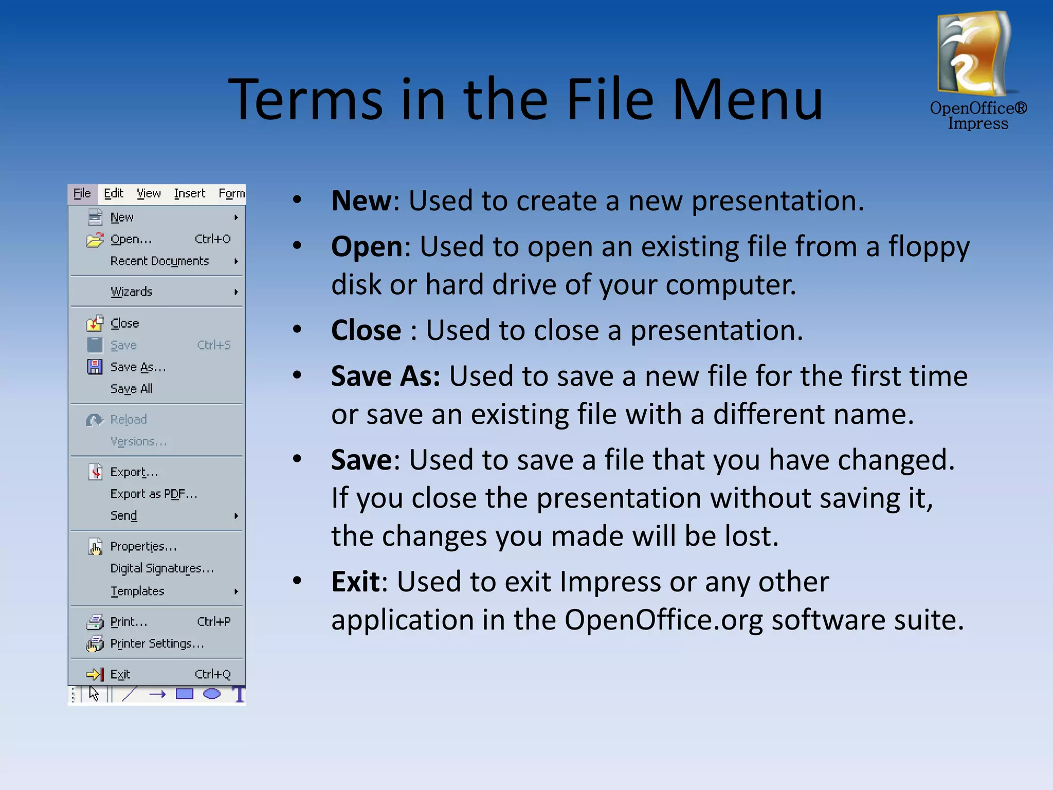Open Office - Impress Tutorial | PDF