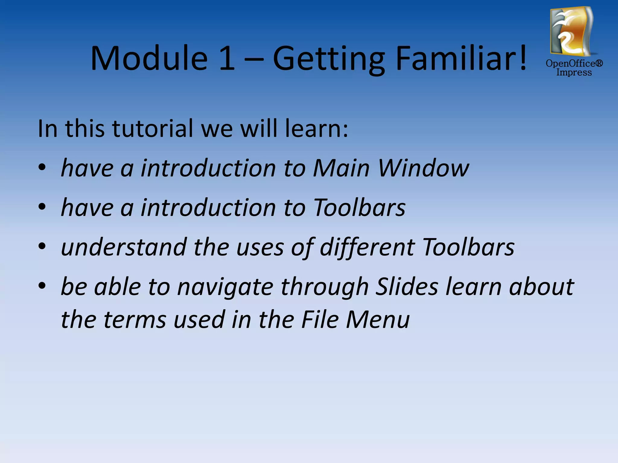 Open Office - Impress Tutorial | PDF