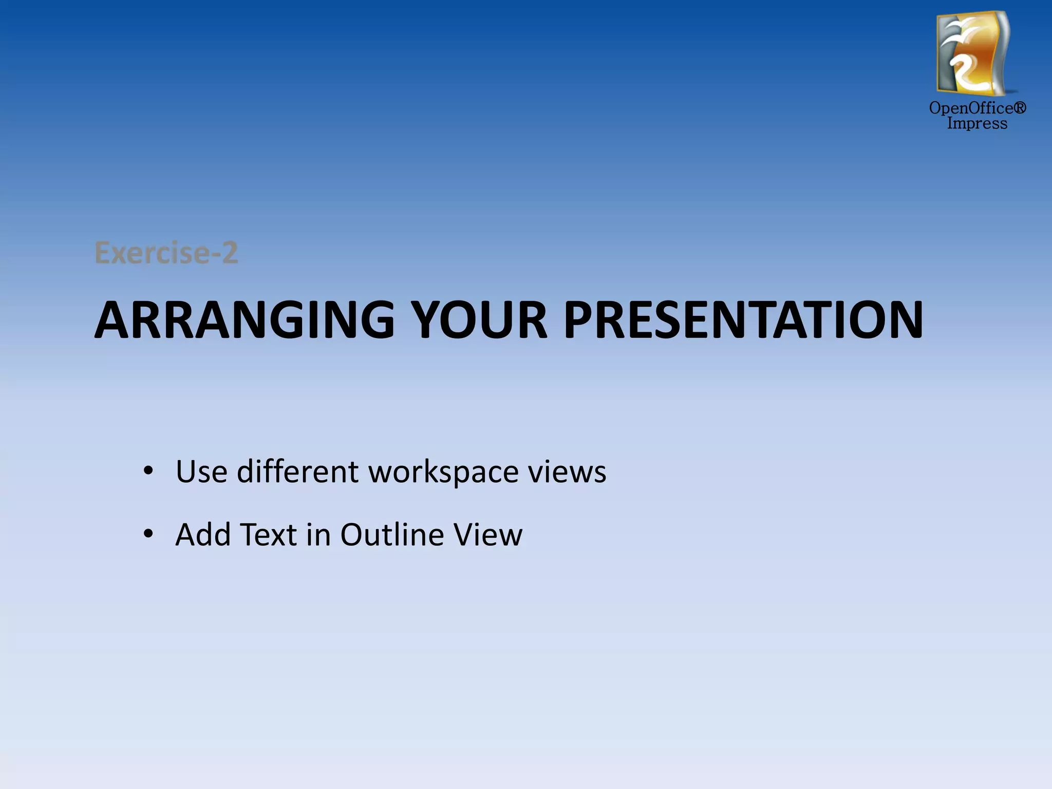 Open Office - Impress Tutorial | PDF