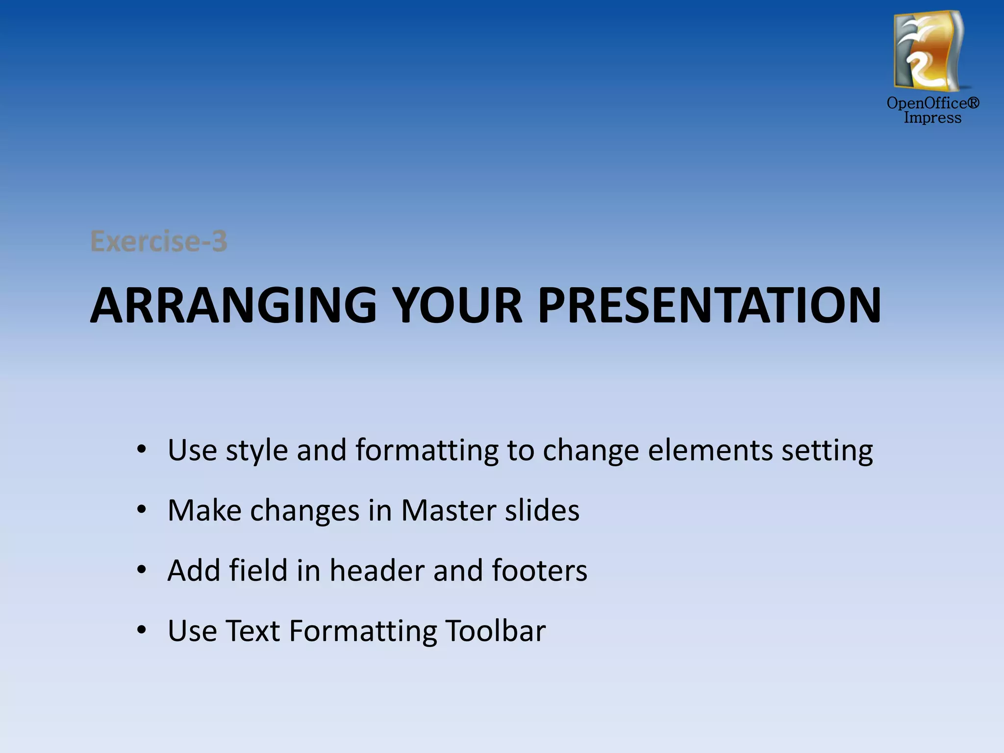 Open Office - Impress Tutorial | PDF
