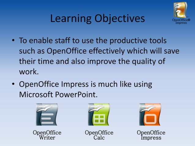 Open Office - Impress Tutorial | PDF