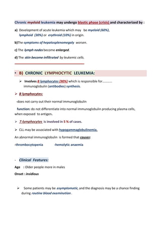 Open OM Lec 4 WHITE BLOOD CELL DISORDERS . pdf | PDF