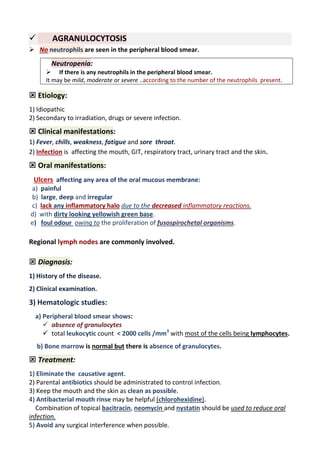Open OM Lec 4 WHITE BLOOD CELL DISORDERS . pdf | PDF