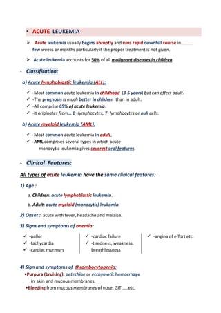 Open OM Lec 4 WHITE BLOOD CELL DISORDERS . pdf | PDF