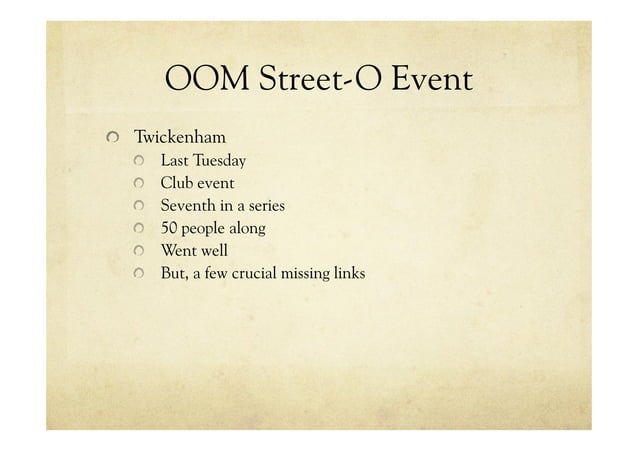 OpenOrienteeringMap | PPT