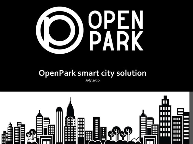 Open park smart-community-solution | PPT
