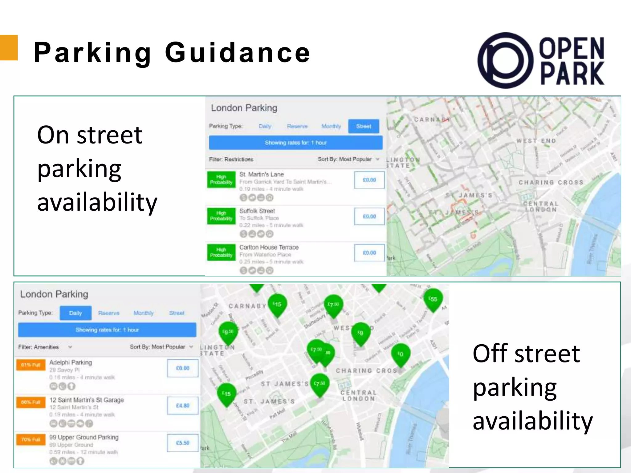 Open park solution street-parking-pitch | PPT
