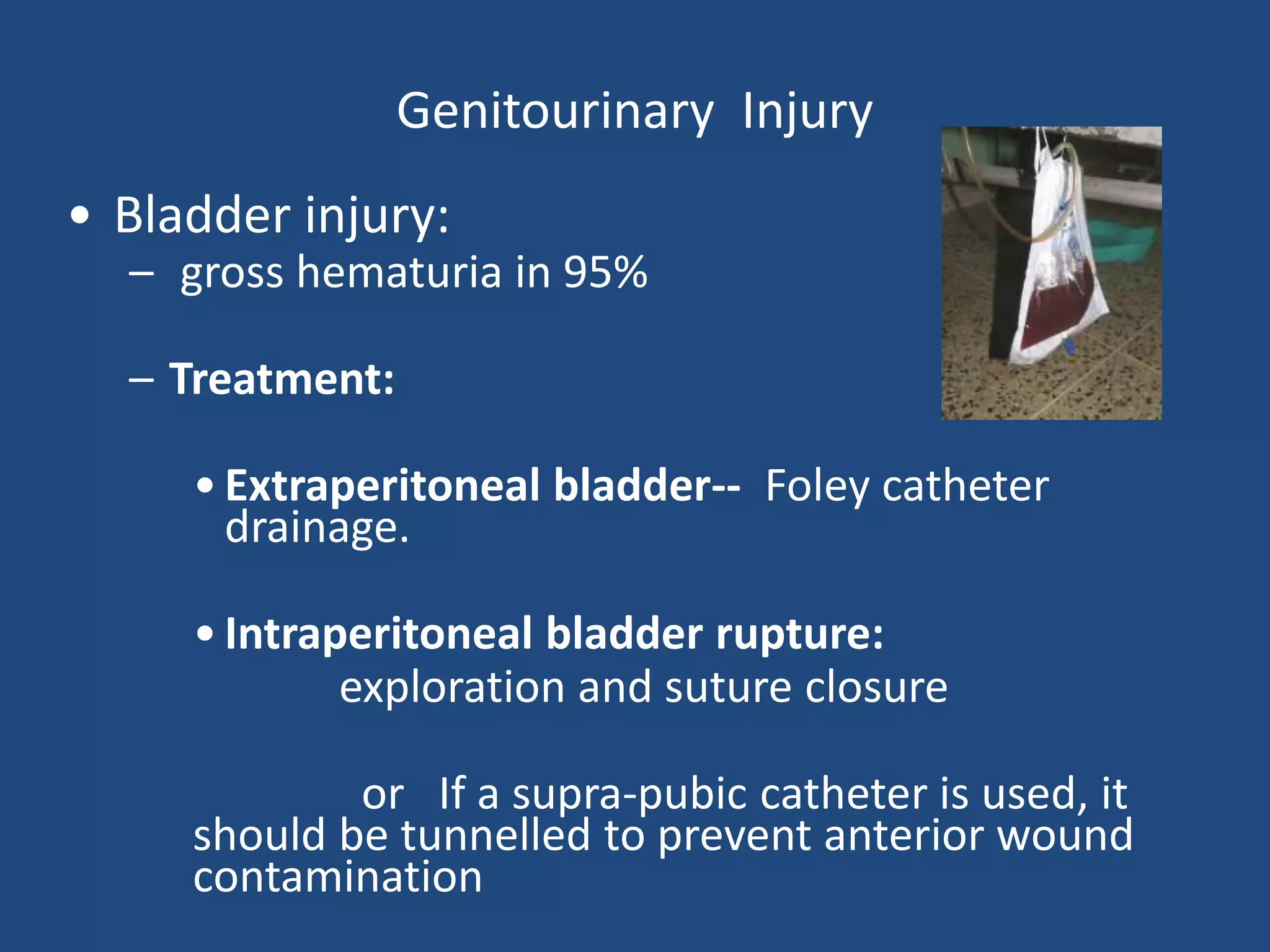 Open pelvic trauma and associated injury management | PPTX