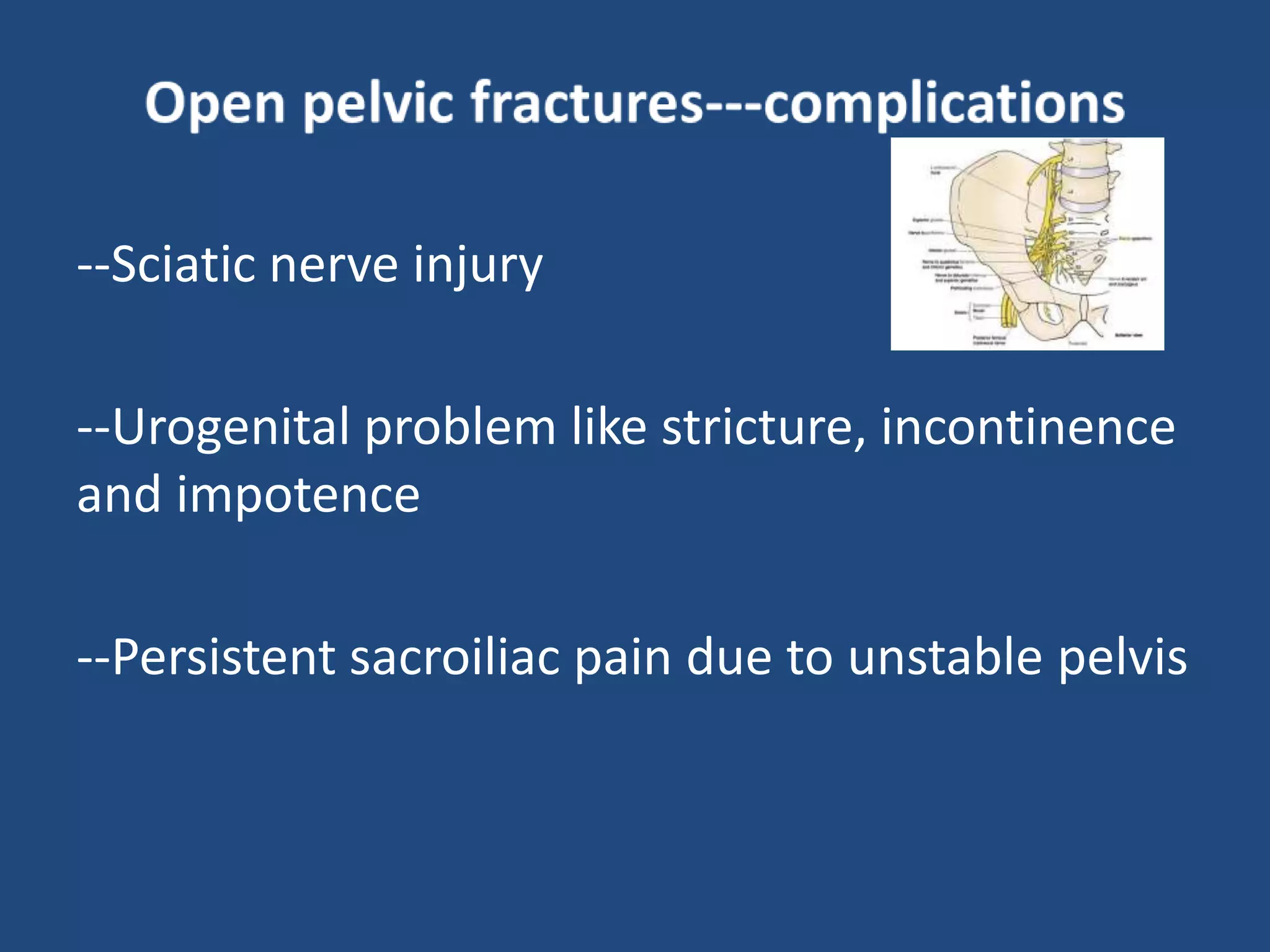 Open pelvic trauma and associated injury management | PPTX