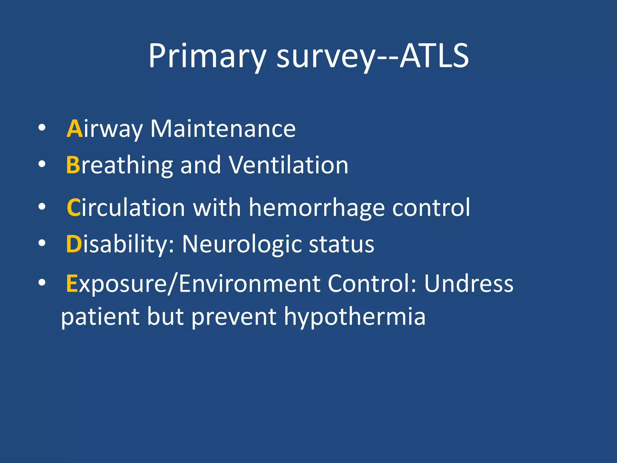 Open pelvic trauma and associated injury management | PPTX
