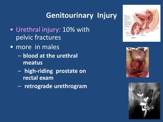 Open pelvic trauma and associated injury management | PPTX