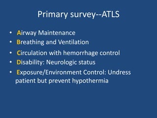 Open pelvic trauma and associated injury management | PPTX
